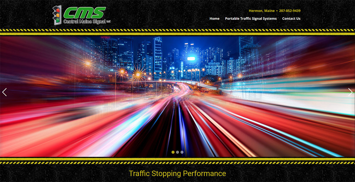 Central Maine Signal, Portable Traffic Signal Systems, Temporary ...